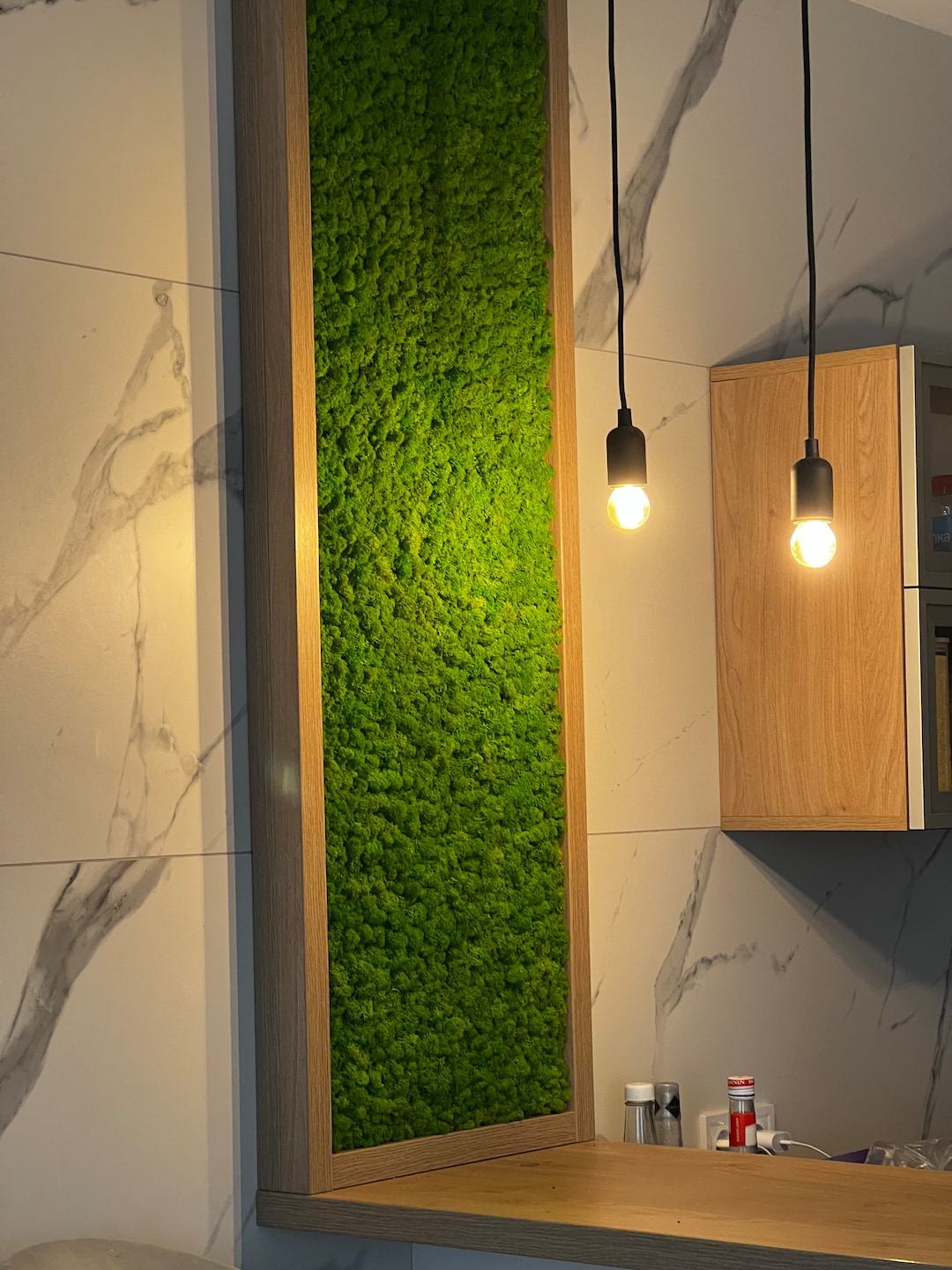 Green Reindeer Moss Panels, Stylish Vertical Landscaping, Living ...