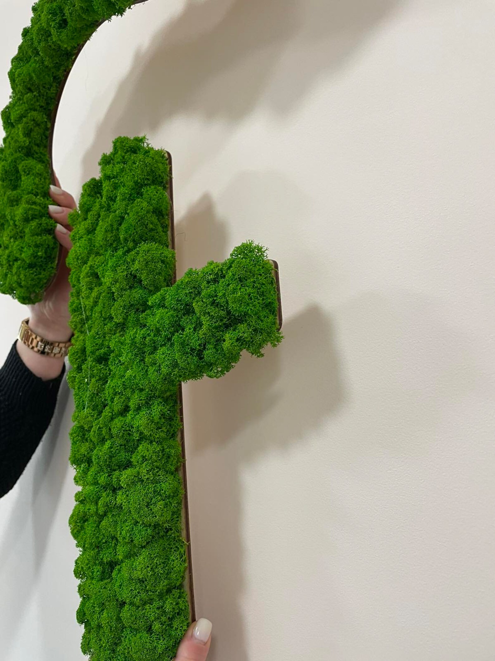 Business Logo Moss Sign, Personalized Letter, Real Moss Custom Logo ...