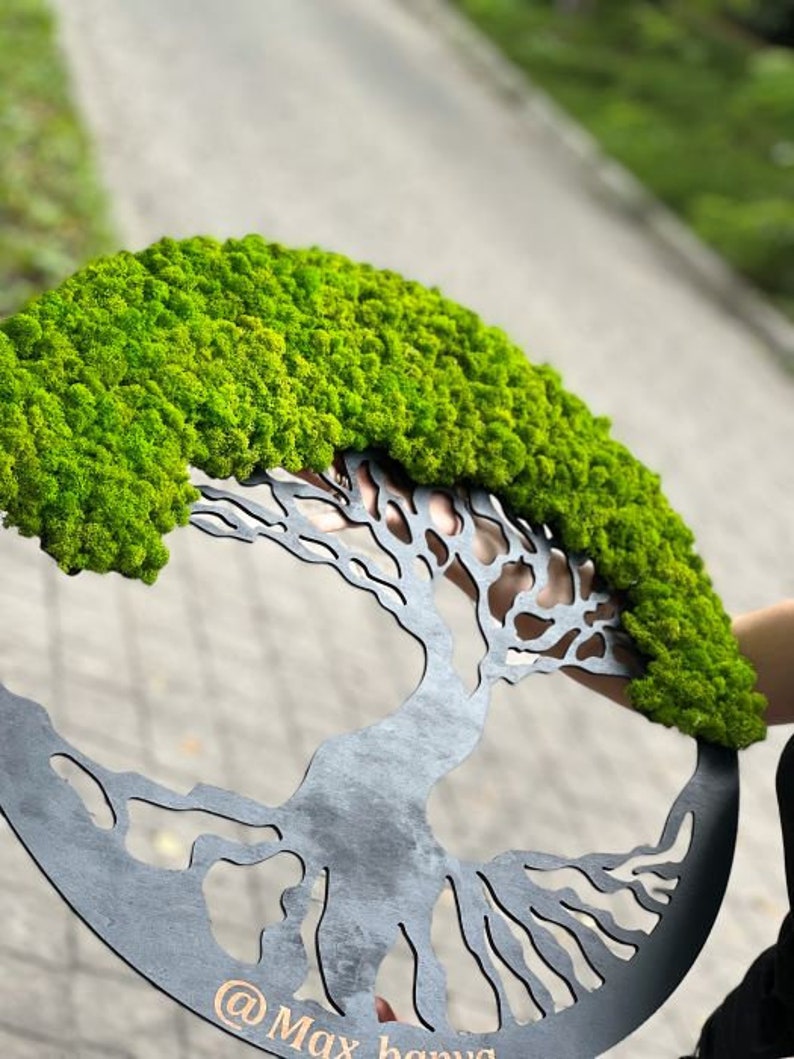 Wall Moss Decor, Tree of Life, Large Wall Decor, Tree With Stabilized ...