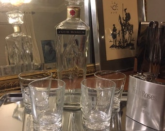 Four Roses Glasses - Etsy