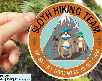 Sloth Hiking Team - Etsy