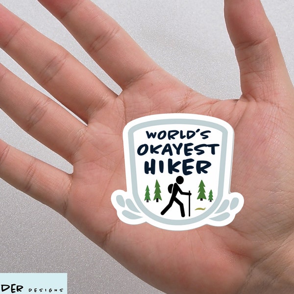 Hiking Sticker - Etsy