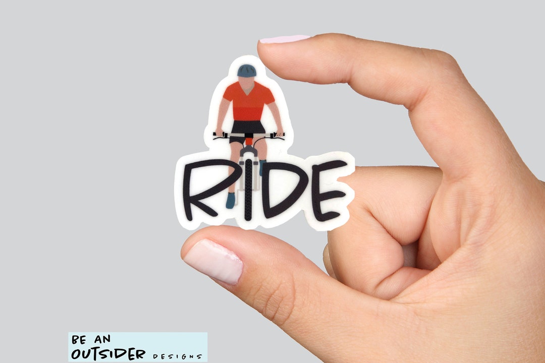 Ride Hand-drawn Small Vinyl Sticker Water Bottle Sticker - Etsy