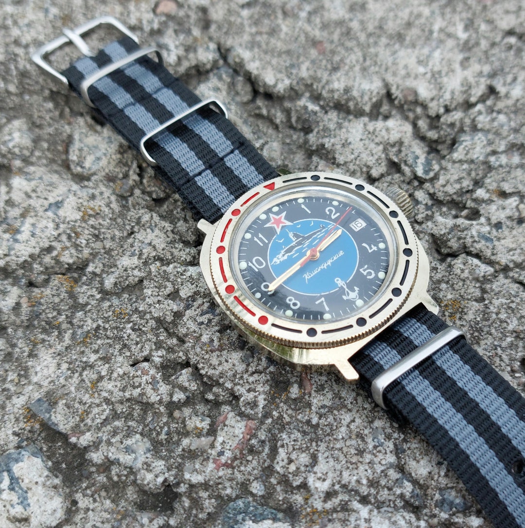 Vintage Command Watch WOSTOK submarine Captain, Made in the USSR ...