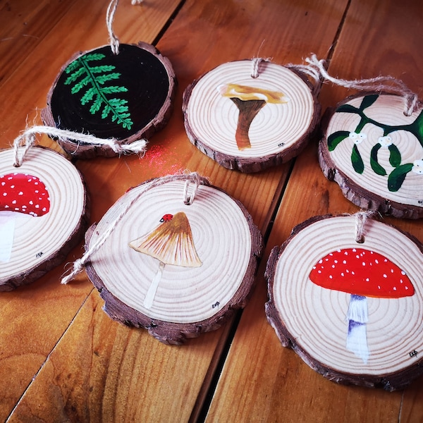 Wood Slice Art - Etsy UK