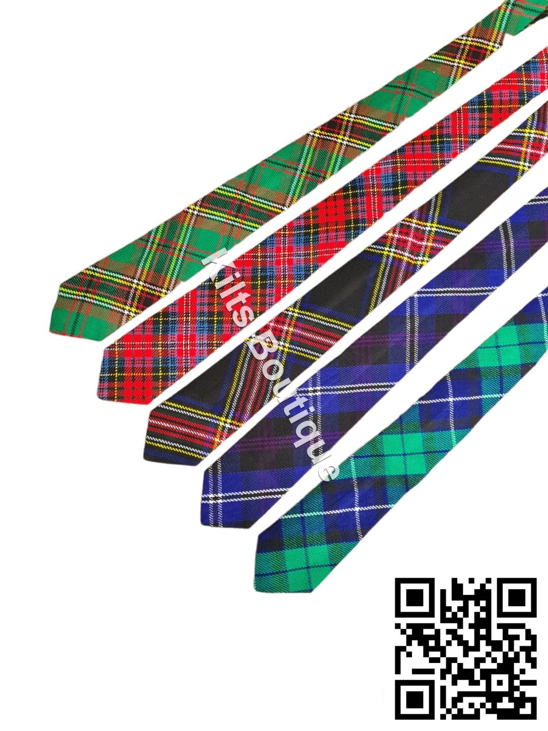Scottish Men's Ties Highland Wear Tartan Neckties in Fine Acrylic Wool ...