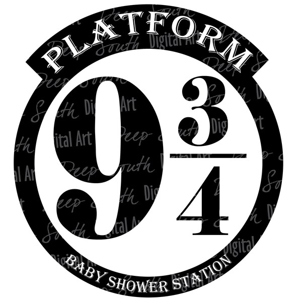Platform 9 3 4 Svg - Etsy