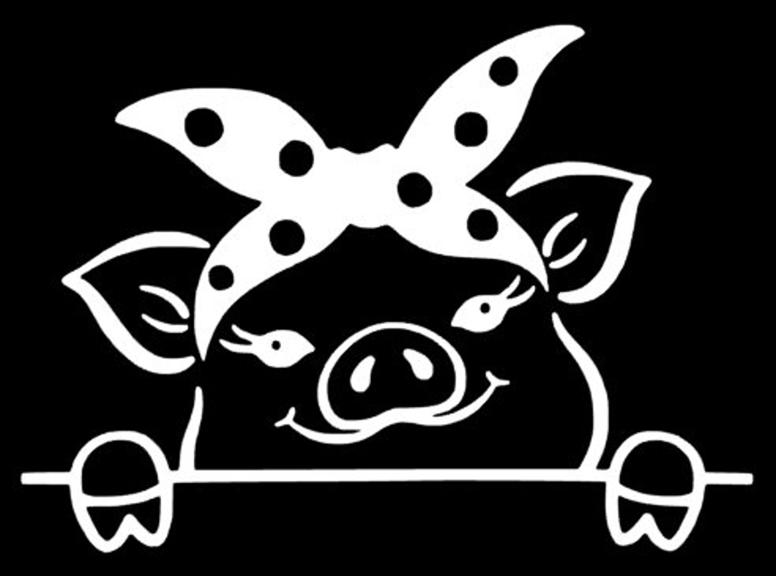 Pig Decal - Etsy