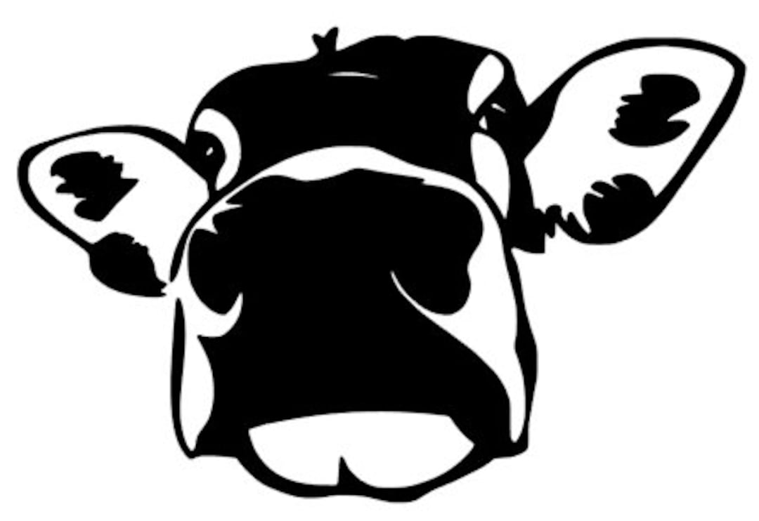 Cow Vinyl Decal - Etsy