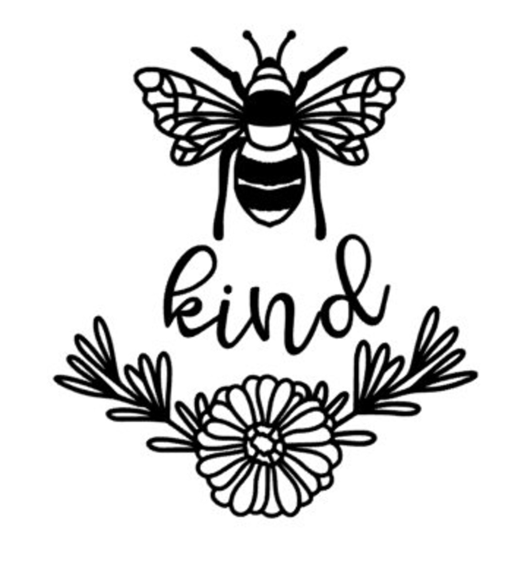Bee Kind Vinyl Decal - Etsy