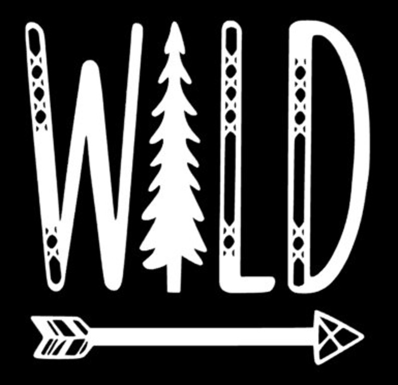 WILD Vinyl Decal - Etsy