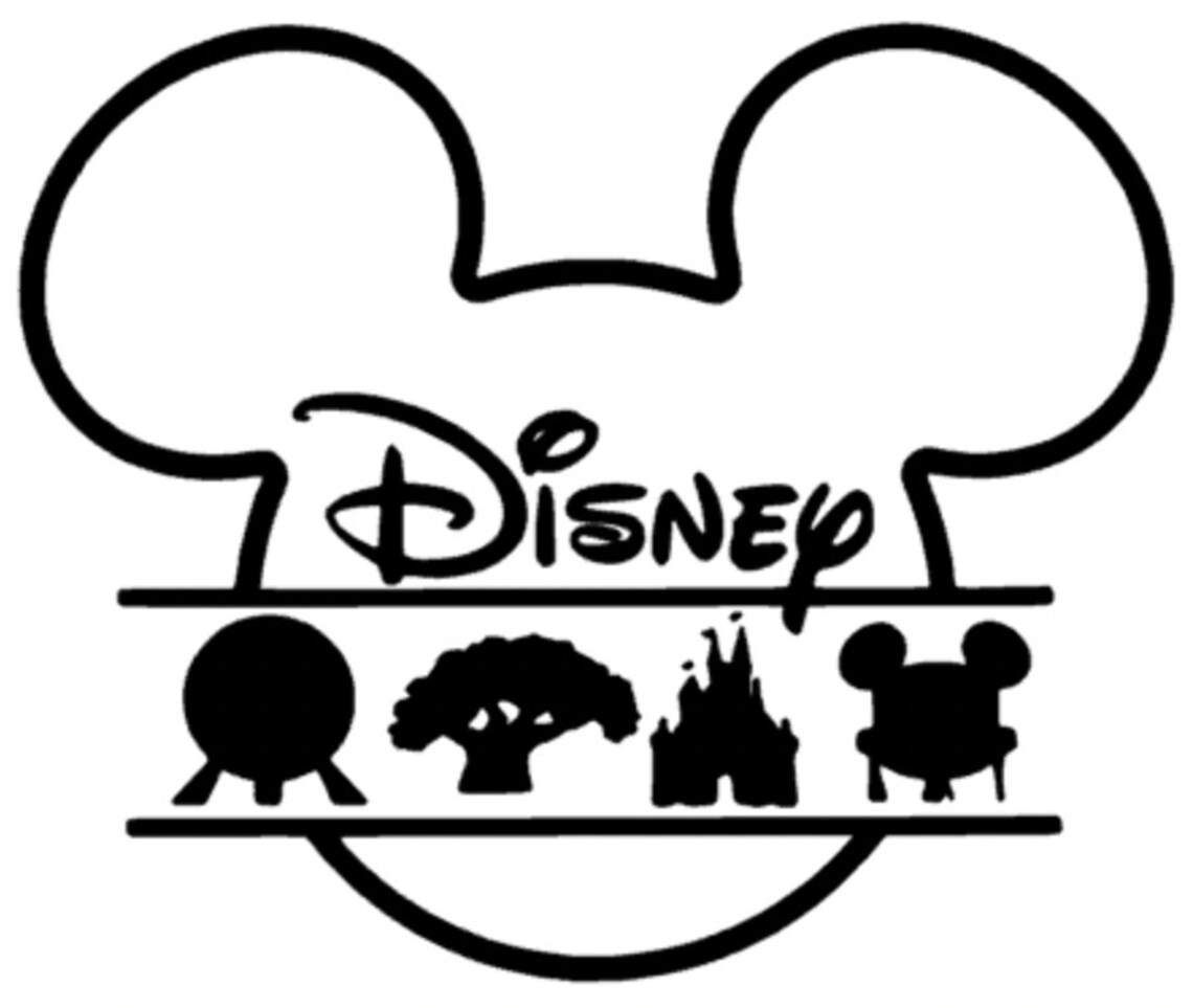 Mickey Ears and Disney Parks Disney Vinyl Decal - Etsy