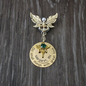 Rn/bsn/lpn/lvn Pin - Personalized Nursing Pin - Nursing Student - Pinning Ceremony - Graduation ...