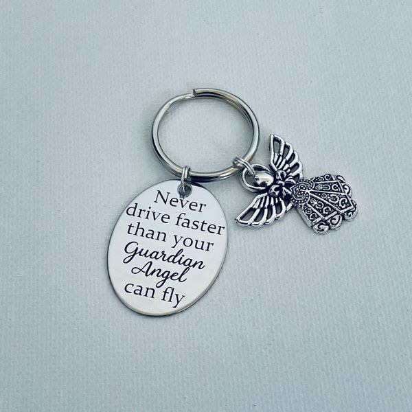 Never Drive Faster Than Your Guardian Angel Can Fly - Etsy