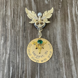 Rn/bsn/lpn/lvn Pin - Personalized Nursing Pin - Nursing Student - Pinning Ceremony - Graduation ...