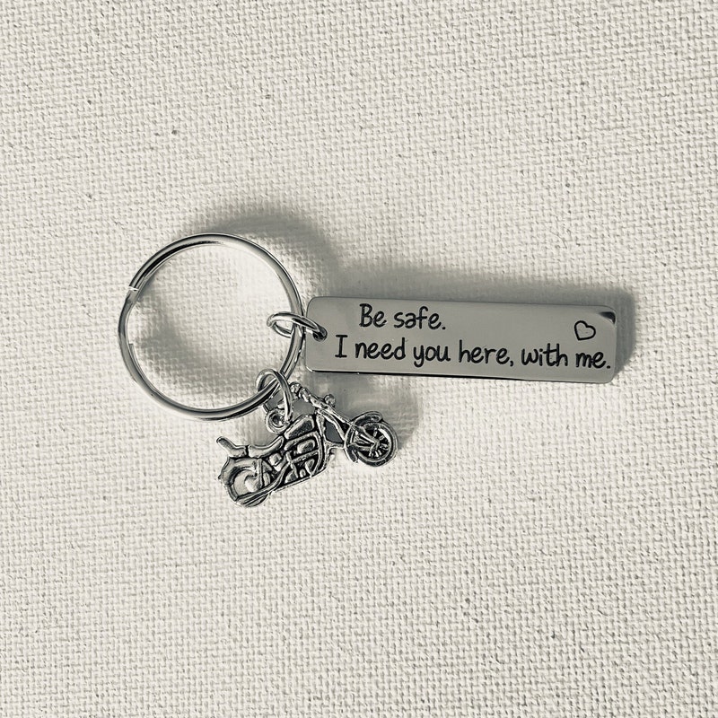Motorcycle Key Keychain - Etsy