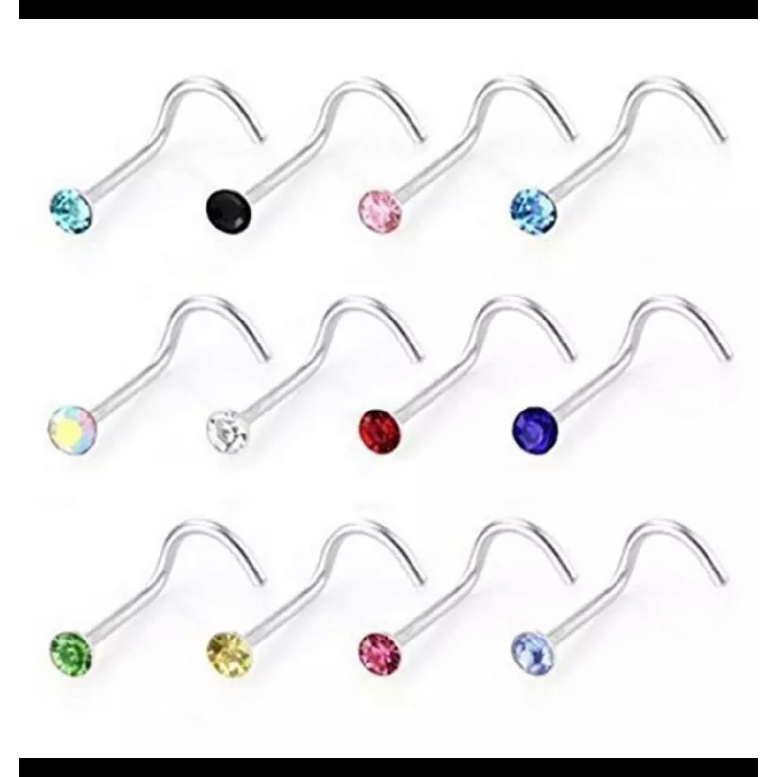 Nose Rings (3 Pieces) - Etsy