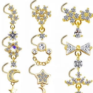 Nose Rings (3 Pieces) - Etsy