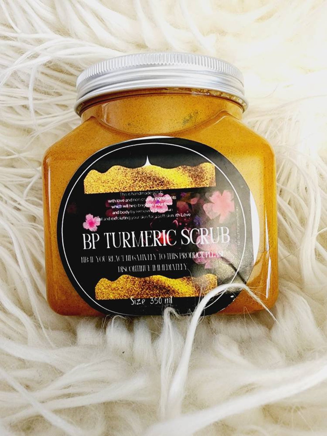 Best Foamy Turmeric Scrub for Bright & Glow - Etsy
