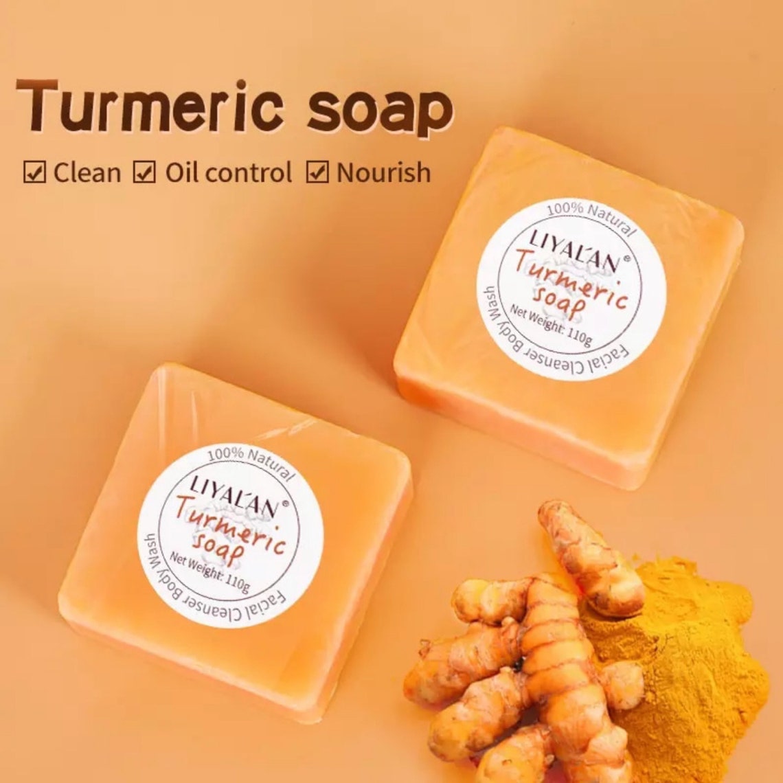Turmeric Face & Body Soap - Etsy