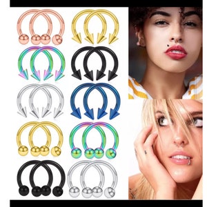 Nose Rings (3 Pieces) - Etsy