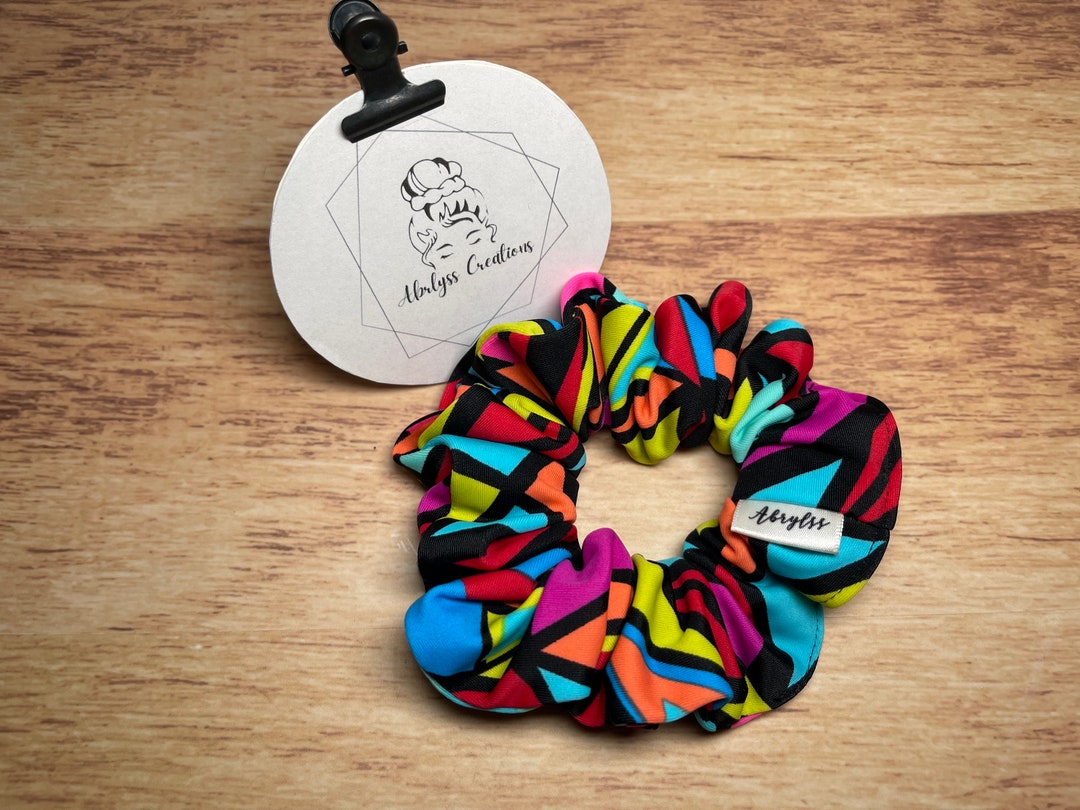 80’s Retro Scrunchie | Retro| Gift Ideas | Hair Accessories | Hair Tie ...