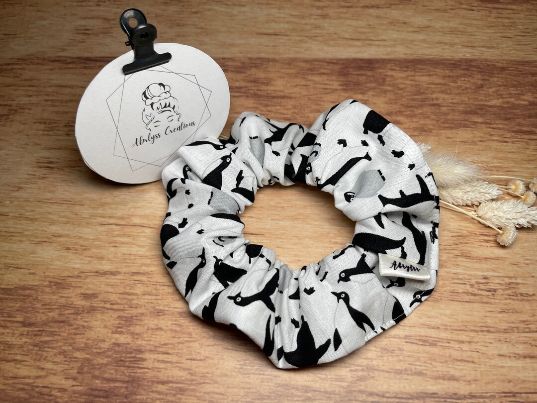 Penguin Scrunchie Animal Gift Ideas Hair Accessories - Etsy
