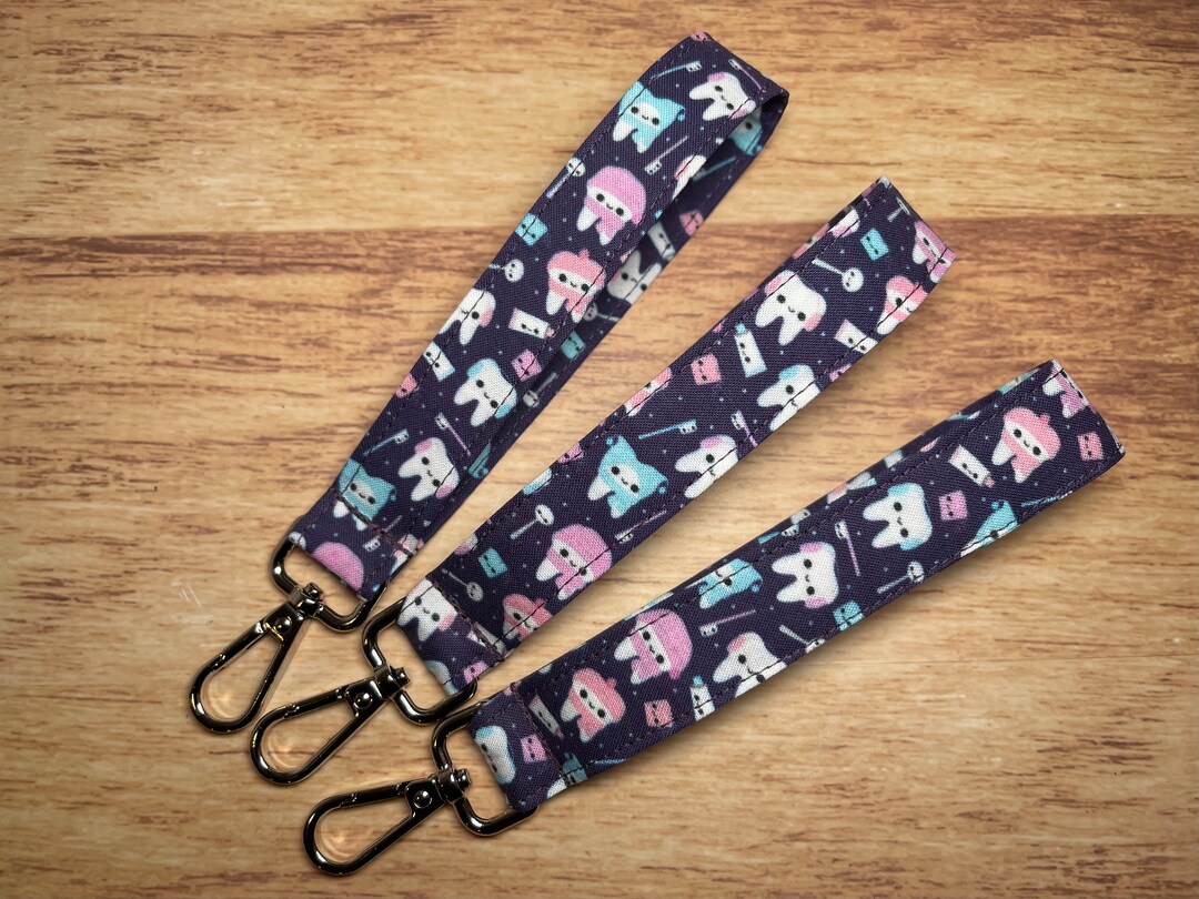 Dental Keychain Wristlet Molar Keychain Gift Ideas Handmade in Ontario ...