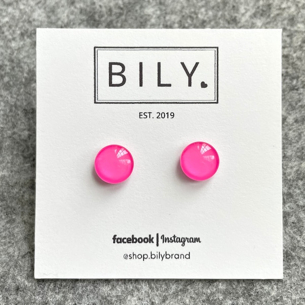 Hot Pink Earrings - Etsy