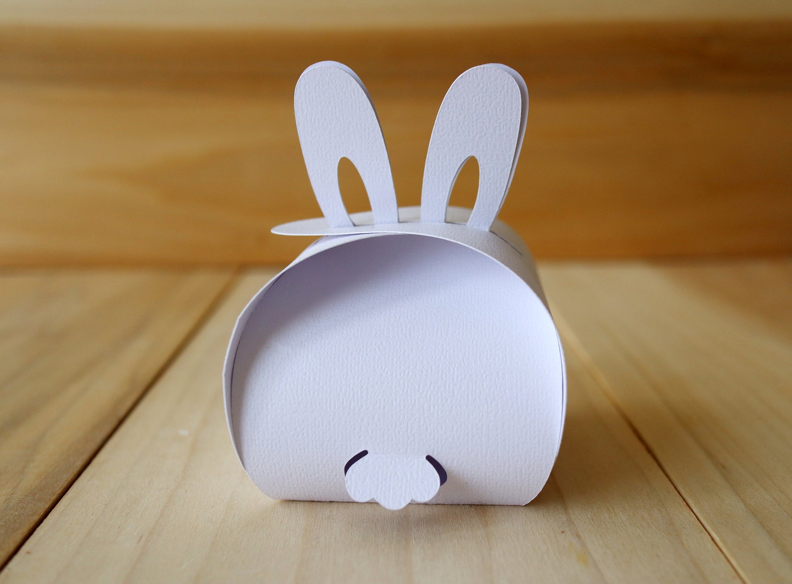 Easter Bunny Box Template SVG Gift Box SVG Party Favor Box - Etsy