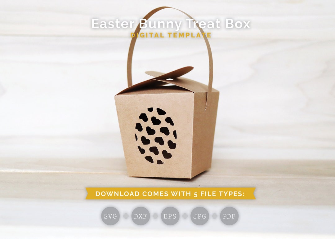Take-out Box Template SVG, Gift Box SVG, Party Favor, Basket Template ...