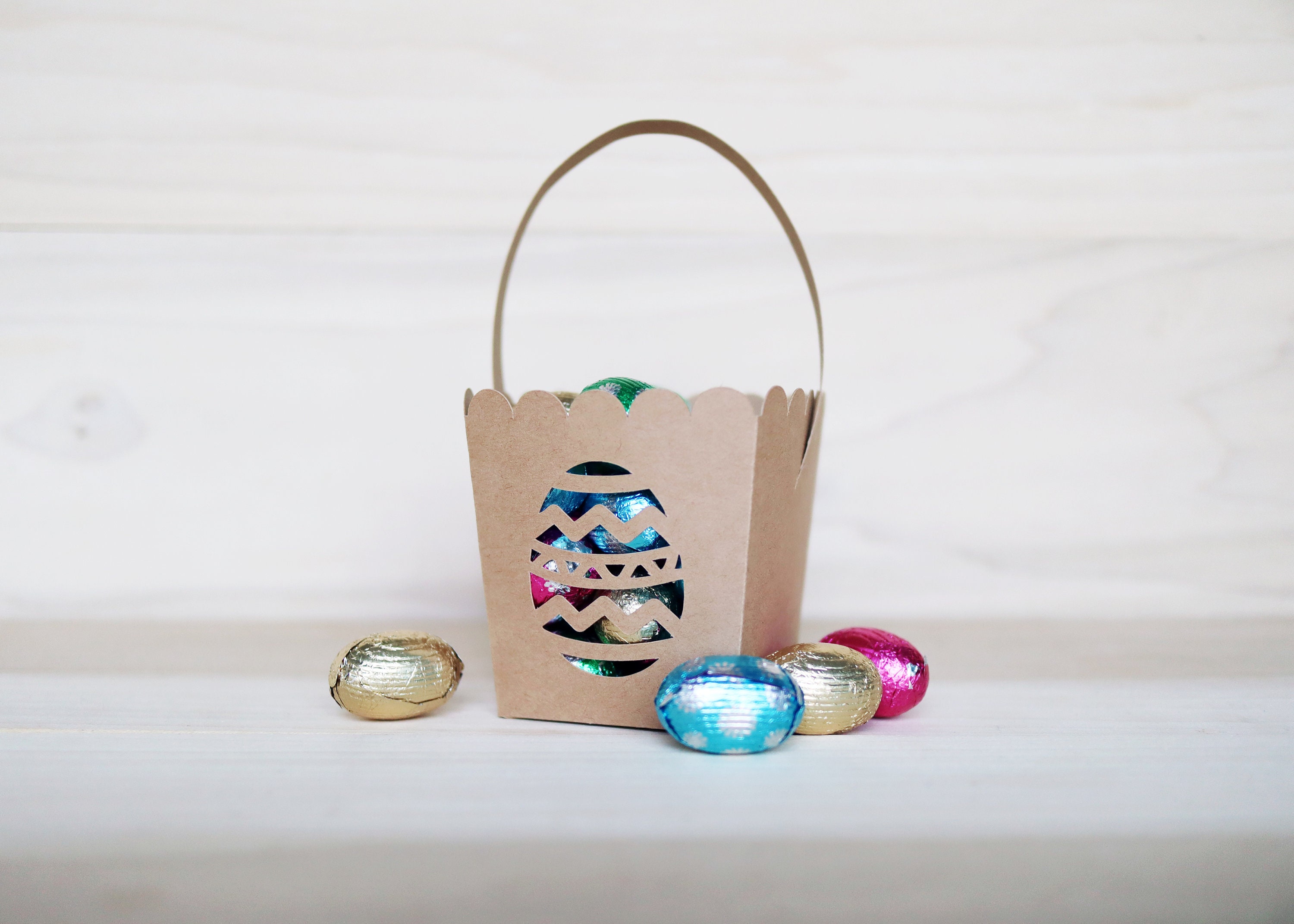 Scalloped Box Template SVG Gift Box SVG Party Favor Basket | Etsy