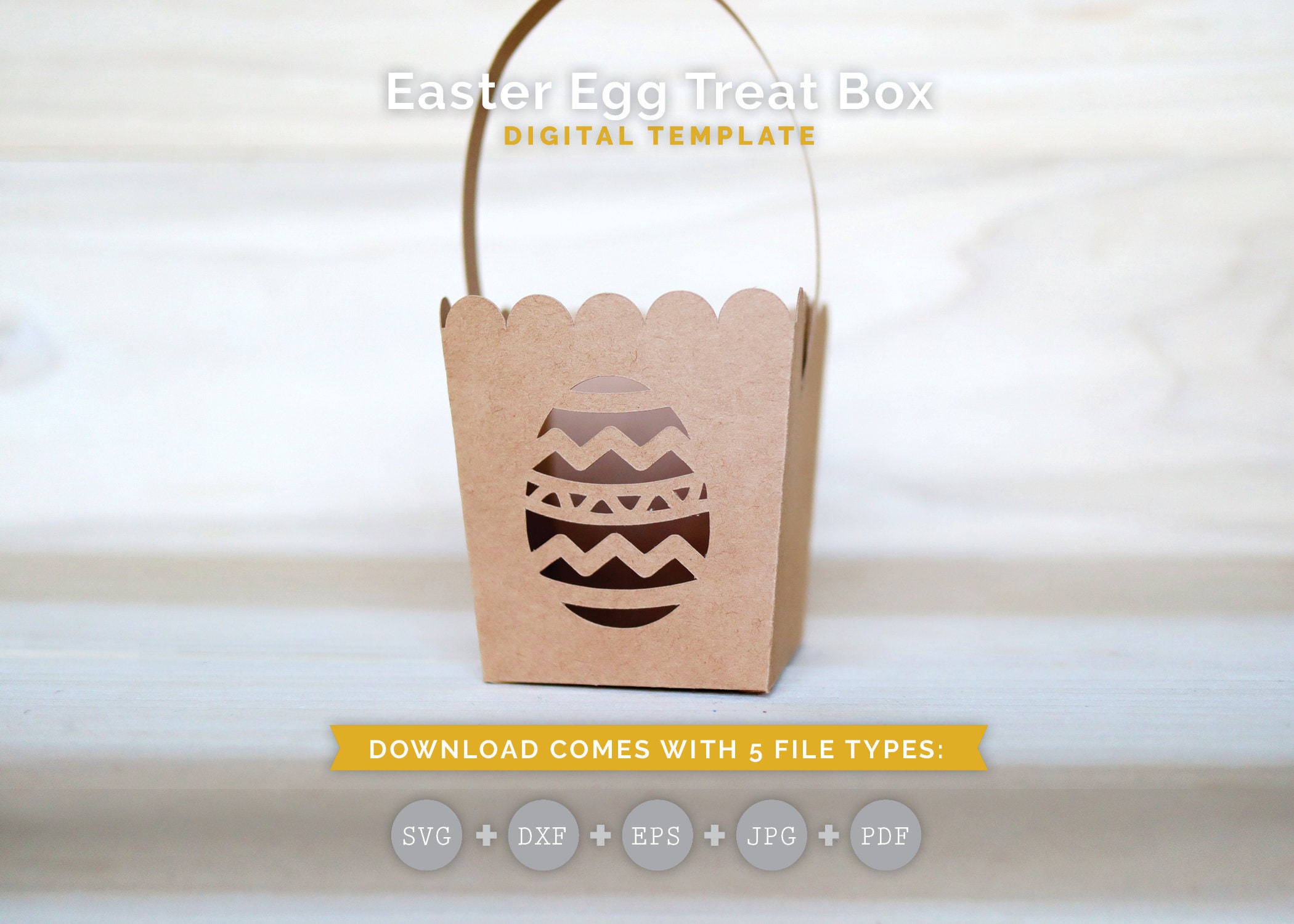Scalloped Box Template SVG Gift Box SVG Party Favor Basket - Etsy Australia