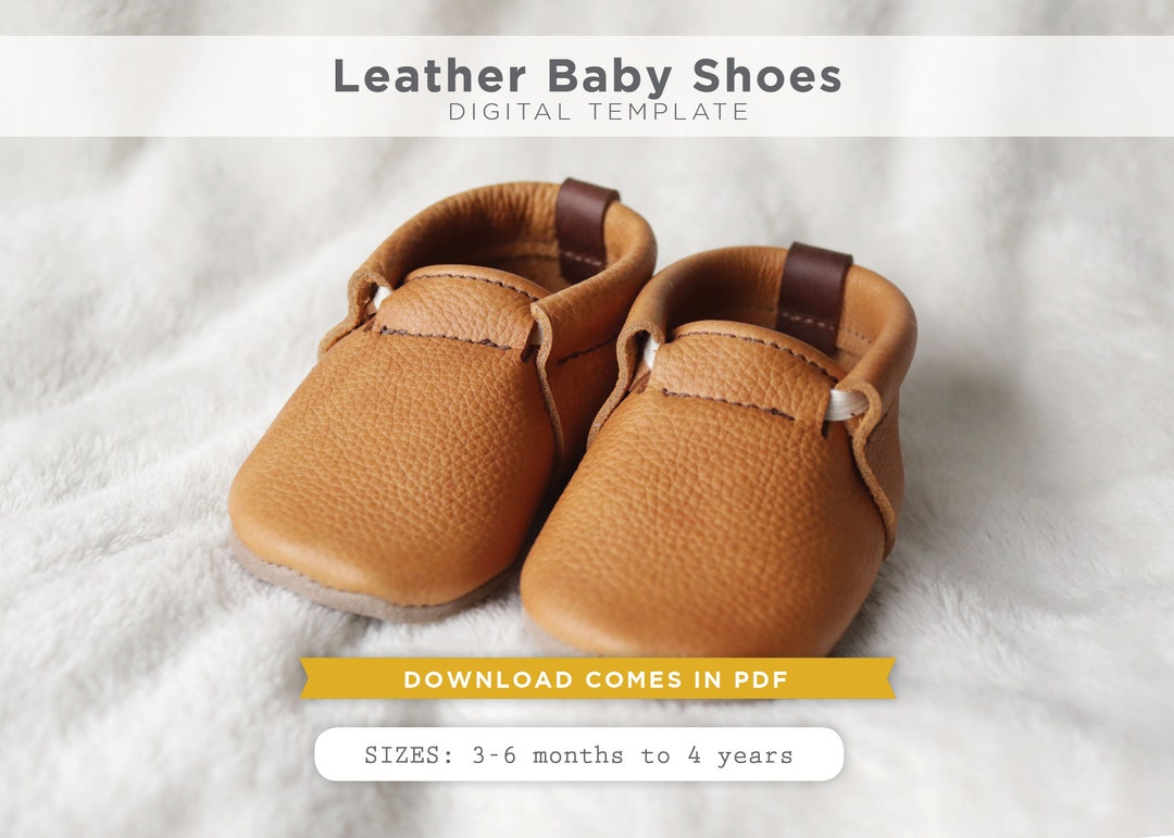 Simple Leather Baby Shoe Pattern for Leathercrafters - Baby & Toddler ...