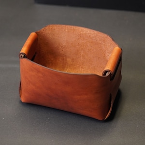 No Stitch Leather Basket Pattern for Leathercrafters, Cricut Users and ...