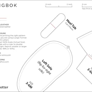 Simple Leather Baby Shoe Pattern for Leathercrafters - Baby & Toddler ...