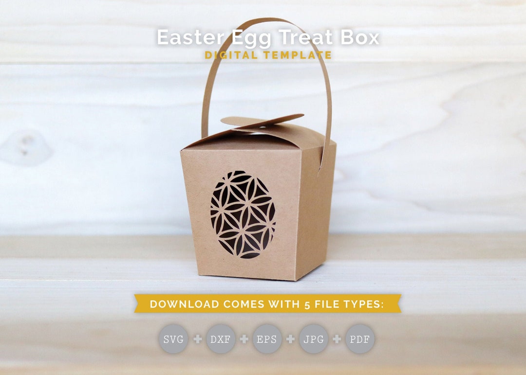 Take-out Box Template SVG, Gift Box SVG, Party Favor, Basket Template ...