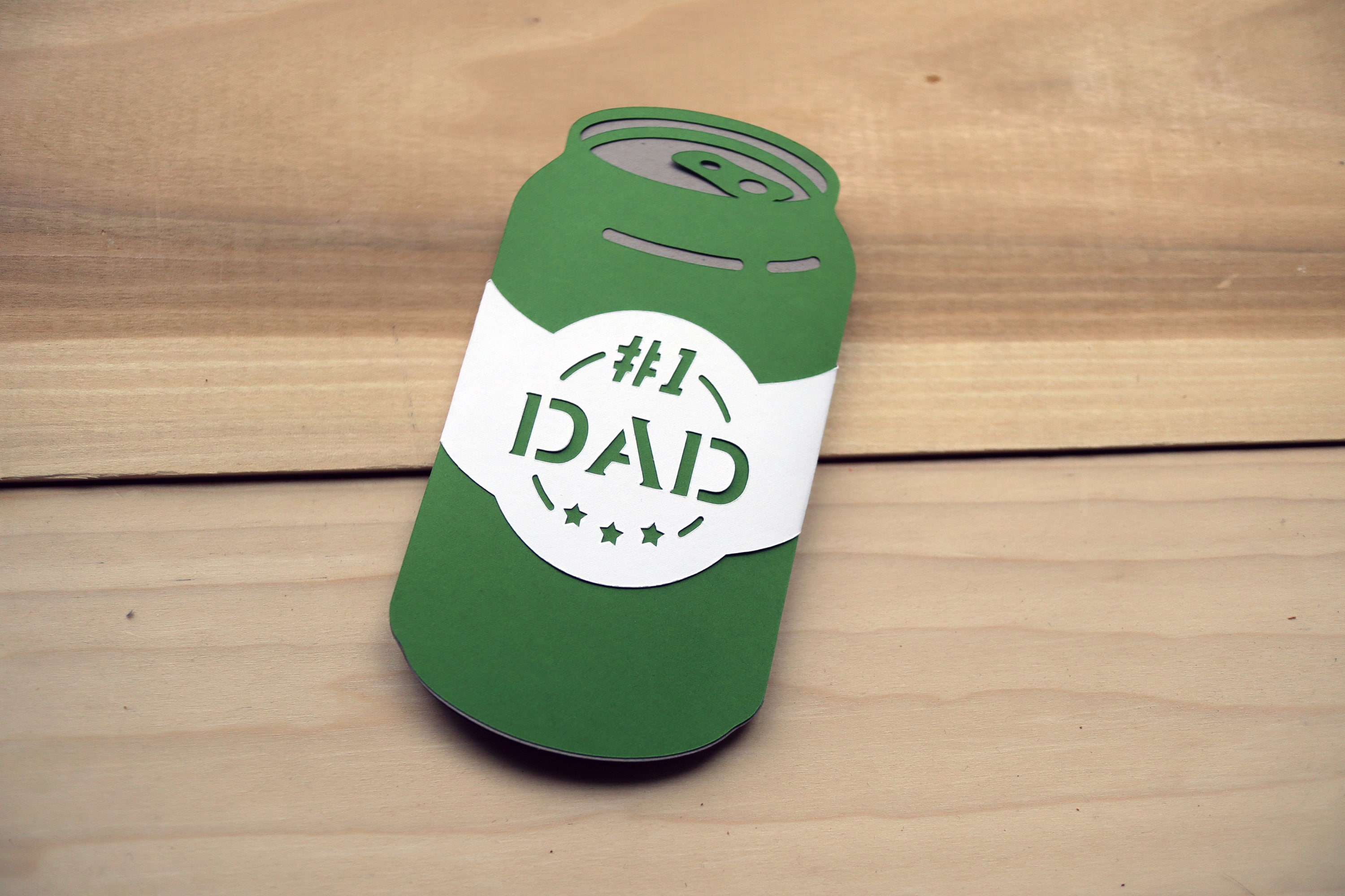 Beer Gift Card Tri-fold Envelope Template Soda Can Drink - Etsy