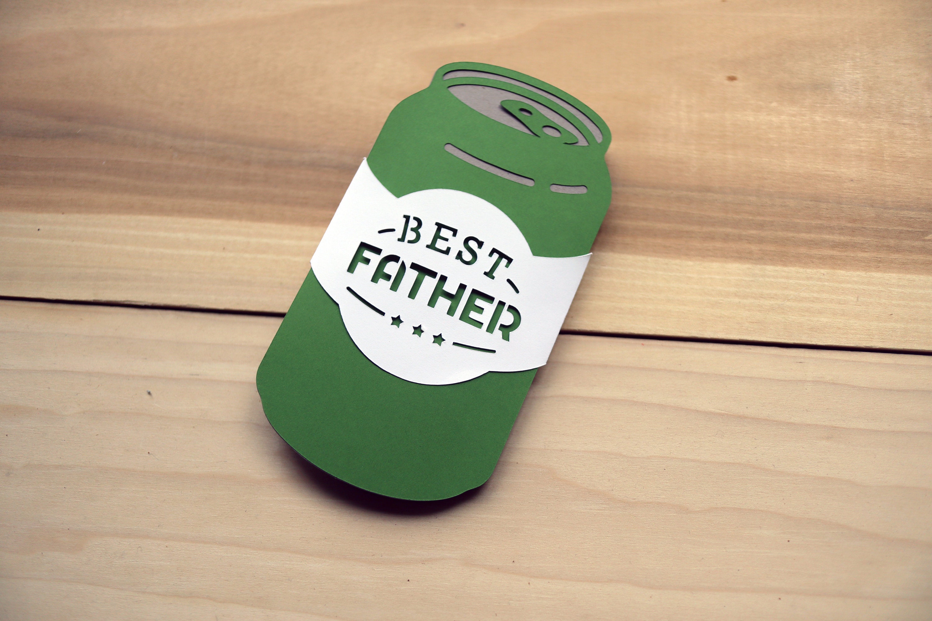 Beer Gift Card Tri-fold Envelope Template Soda Can Drink - Etsy