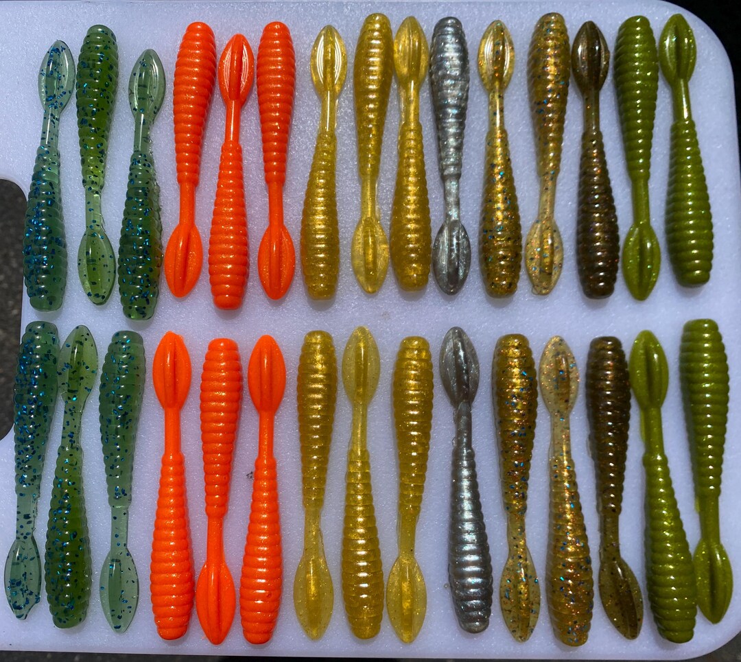 Hand Poured Worms - Misc Colors - Etsy