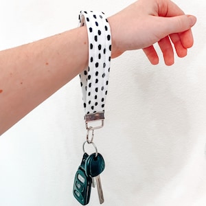 Boho Key Fob Wristlet | Wristlet for Keys | Key Holder | Fabric Lanyard ...