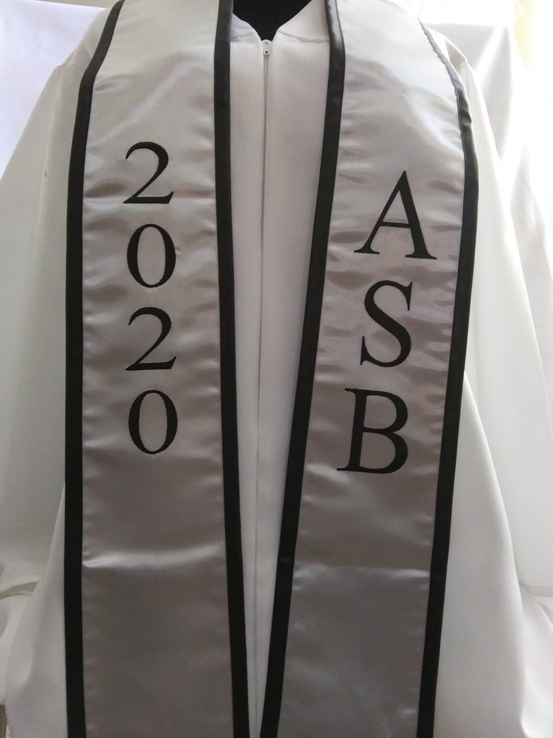 A Custom Graduation Sash and Stoles Graduation Gifts Satin | Etsy