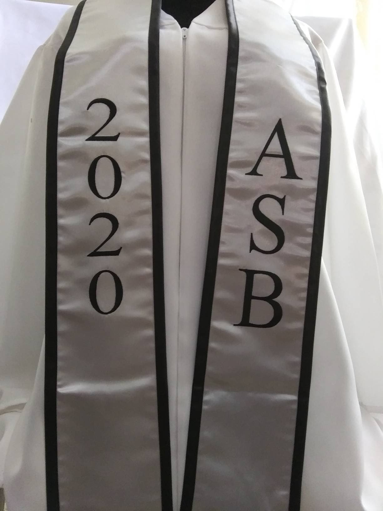 A Custom Graduation Sash and Stoles Graduation Gifts Satin | Etsy