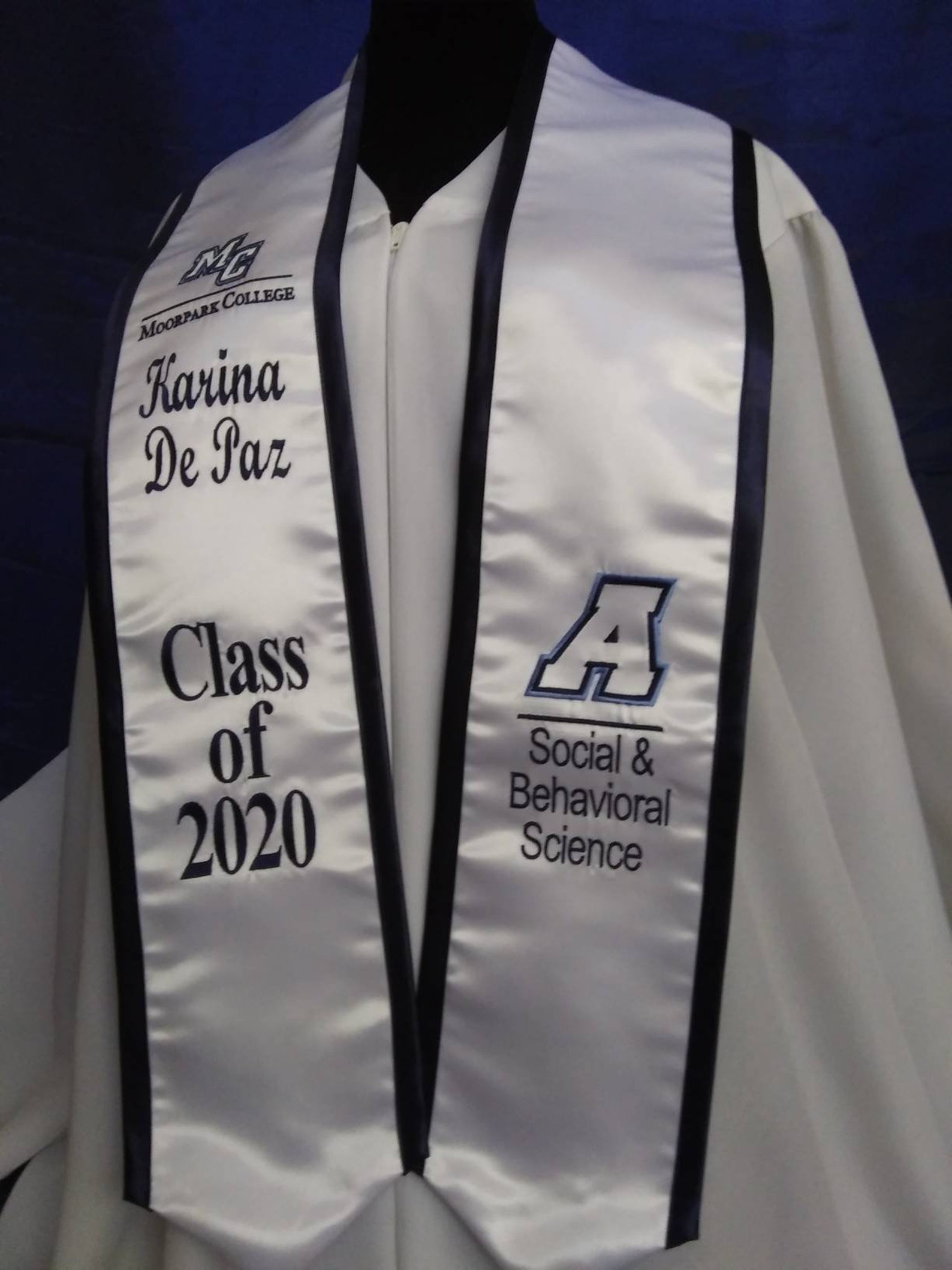 Grad Stole Grad Sash Custom Grad Stole | Etsy