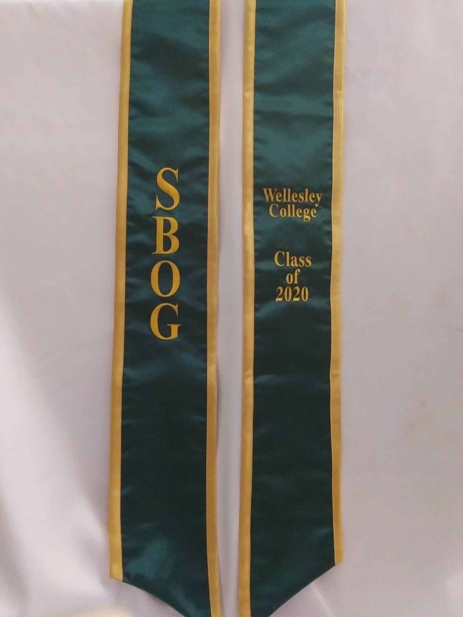 A Custom Grad Sash Grad Stole Custom Grad Sash Embroidered - Etsy