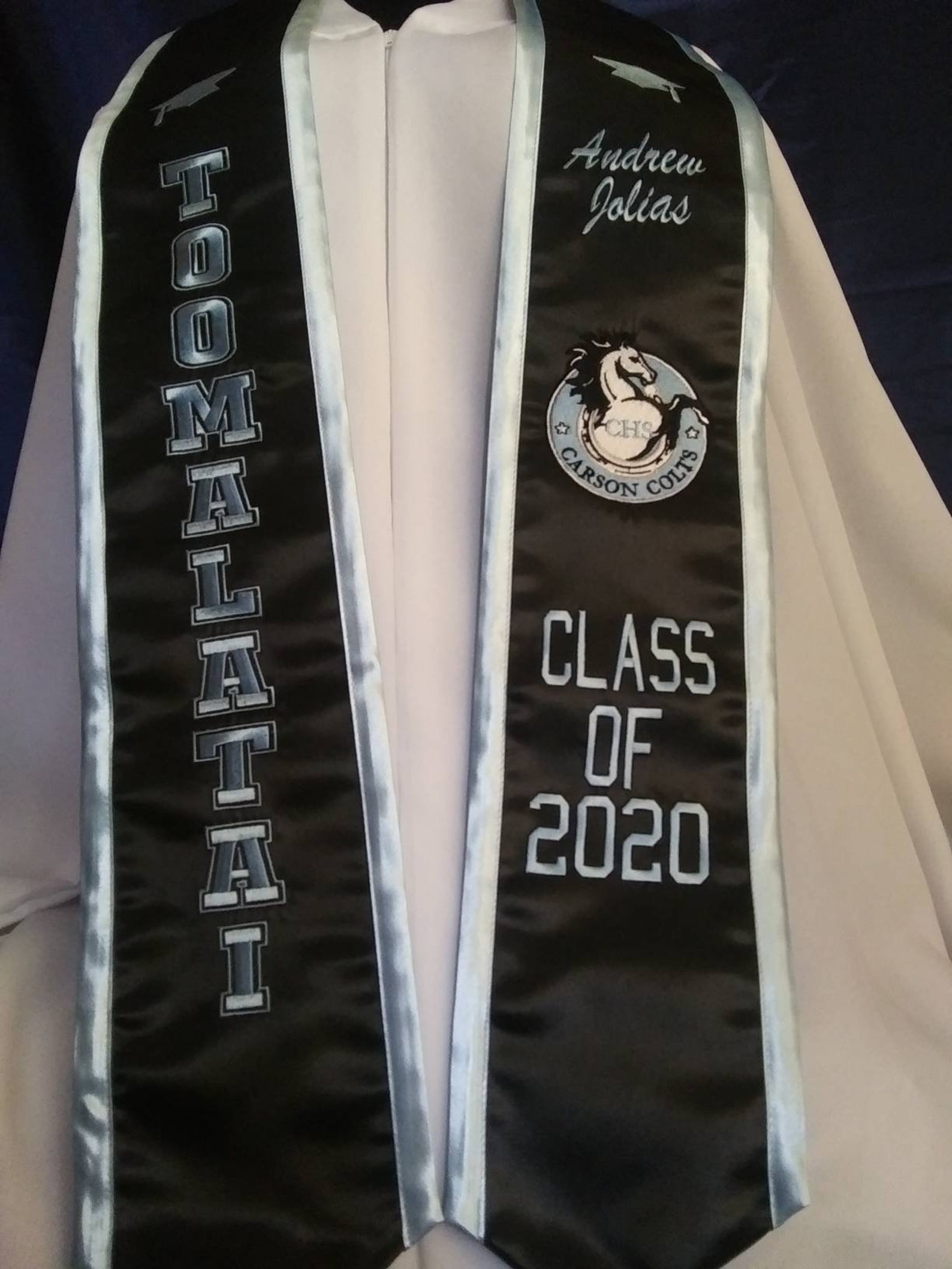 Grad Stole Grad Sash Custom Grad Stole - Etsy