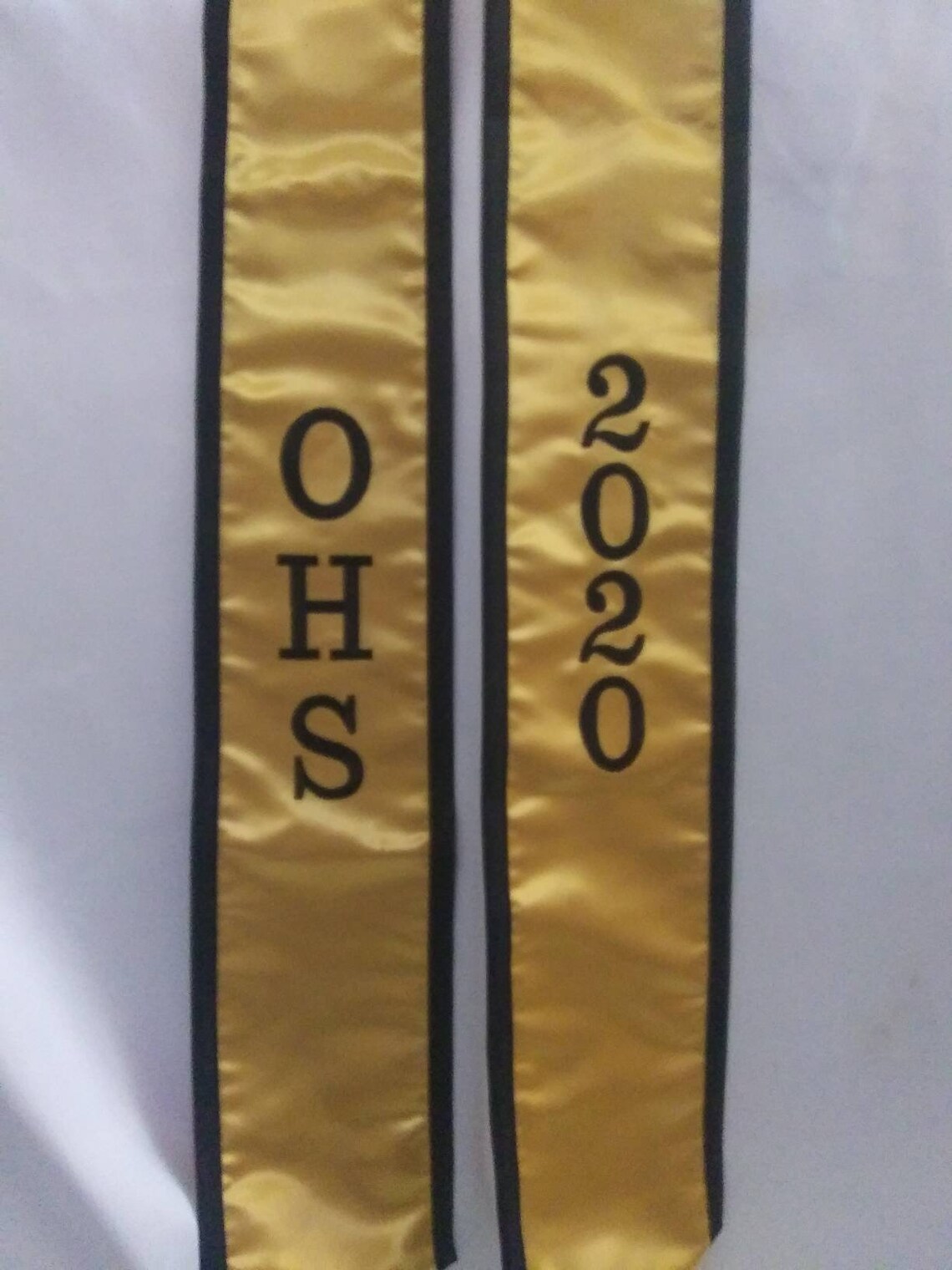 A Custom Graduation Sash and Stoles Graduation Gifts Satin | Etsy