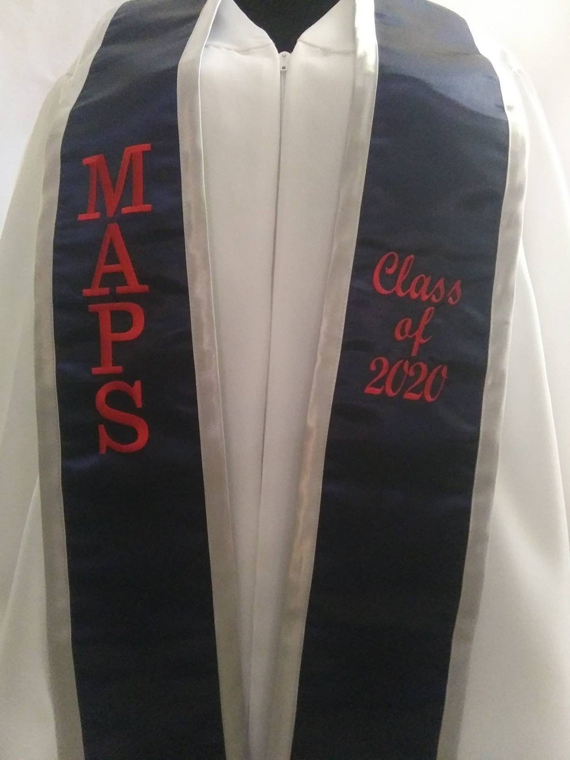 A Custom Graduation Sash and Stoles Graduation Gifts Satin | Etsy