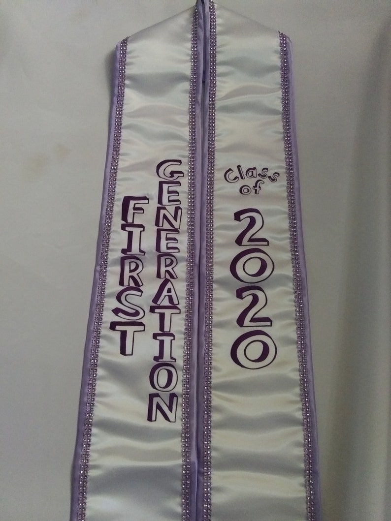 Grad Stole Grad Sash Custom Grad Stole | Etsy
