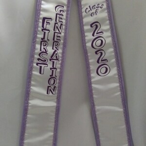 Grad Stole Grad Sash Custom Grad Stole - Etsy